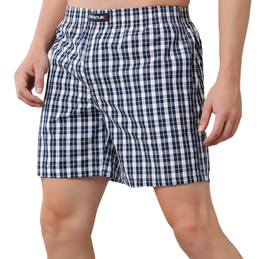 FRONTLINE BOXER CHCK SHORTS